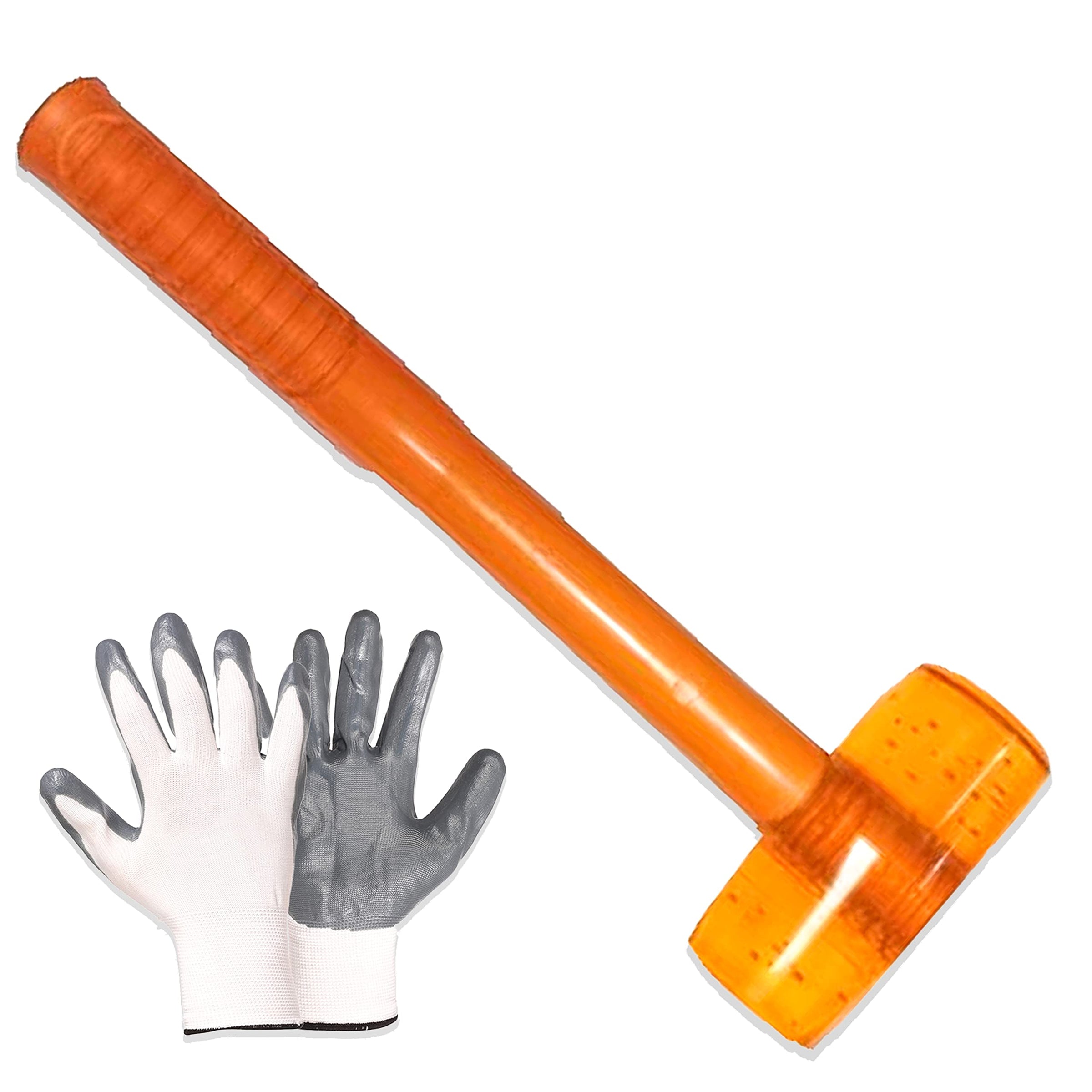 Buildingshop Rubber Hammer/Mallet Hammer 450 Grams (Pack Of 1) With Fi