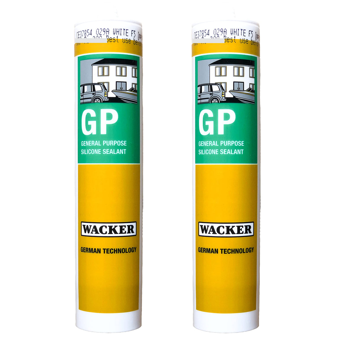 Wacker Silicon Glue Sealant (10.1 oz): Waterproof for Windows, Aquariu