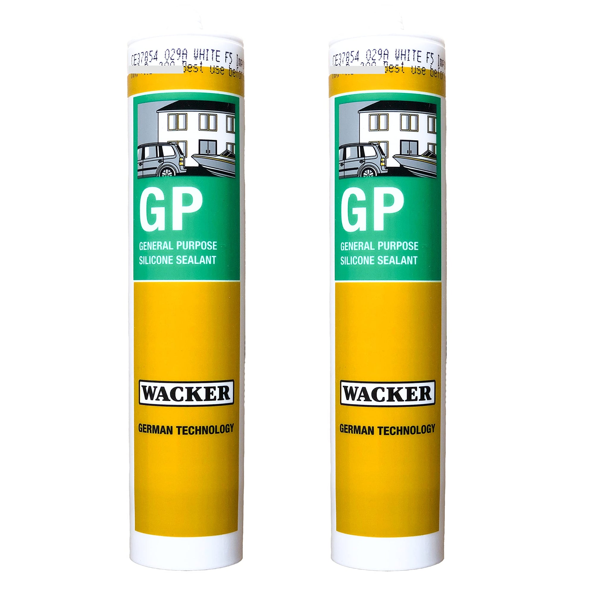 Wacker Silicon Glue Sealant (10.1 oz): Waterproof for Windows, Aquariu